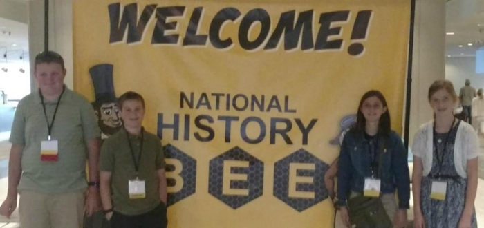 Marshall, Isabella, Anna & Mason Compete at National History Bee ...